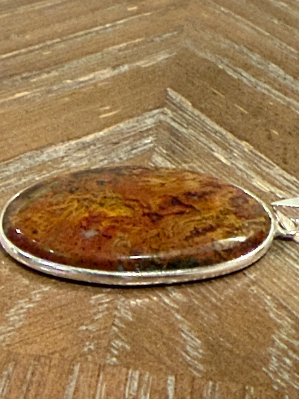 Jewelry | Porcelain Jasper Exotica Jasper Pendant Earth Tone Statement ...
